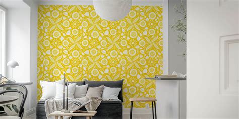 Botanical Illustration Sunny Yellow