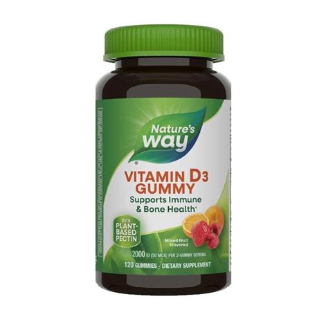 Jeleuri Cu Vitamina D3 Natures Way 120 Jeleuri Secom Emag Ro