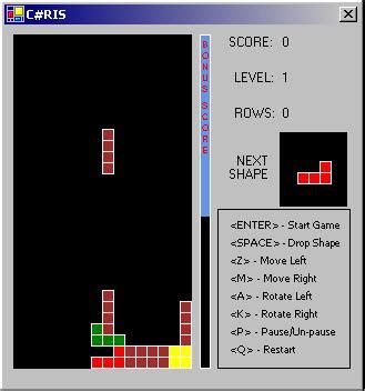 C RIS Tetris Game In C