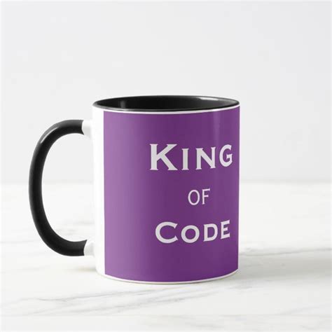 Funny Male Programmer Nickname Joke King Of Code Mug Funny Names Jokes Funny Nicknames