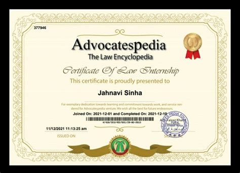 Jahnavi Sinha On Linkedin Experience Internship Law Legal