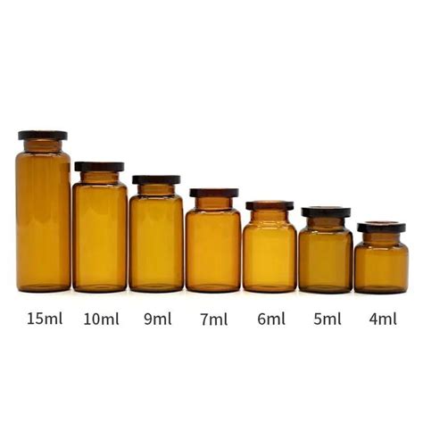 10ml Sterile Vacuum Vials Pharmaceutical With Rubber Stopper Infusion