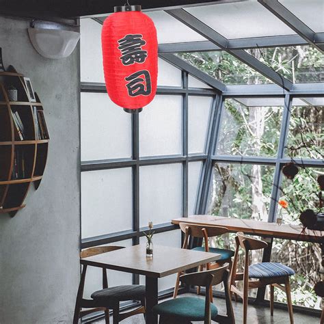 2pcs Japanese Style Hanging Lanterns Outdoor Water Grandado