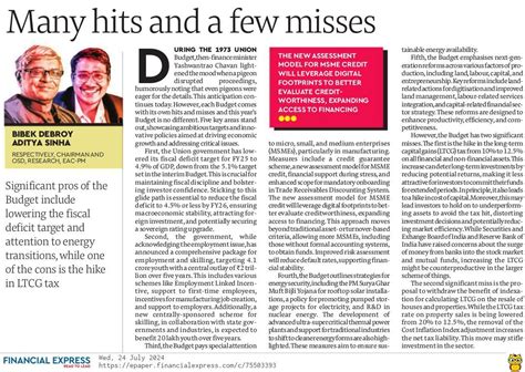 Aditya Sinha On Linkedin Significant Pros Of The Budget Include Lowering The Fiscal Deficit Target