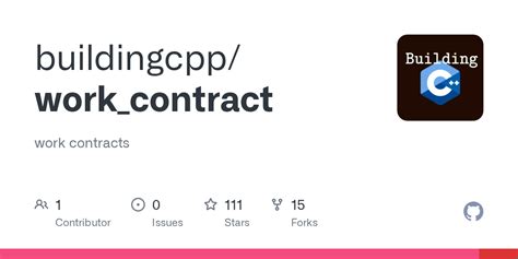 Github Buildingcppworkcontract Work Contracts