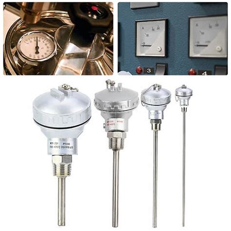 Rtd Pt100 Temperature Sensor Probe 1 2 Npt Thread Thermocouple Terminal Head Eur 23 70