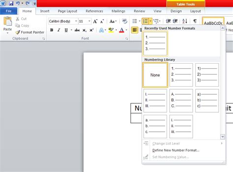 how to auto number in word table 2024 2025 calendar printable templates