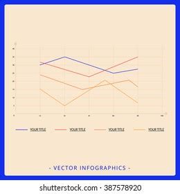Line Chart Template Stock Vector Royalty Free Shutterstock
