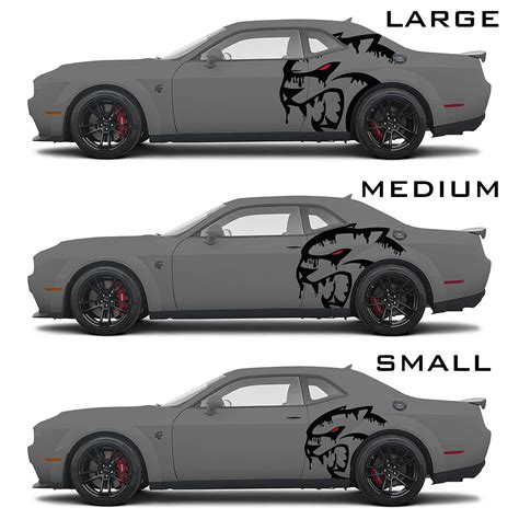 Dodge Charger Challenger Hellcat Blood Decal Kit Redline Designtv
