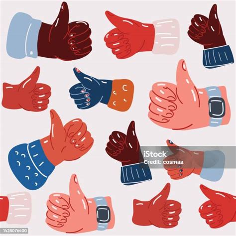 매끄러운 패턴 배경과 같은 벡터 일러스트레이션 긍정적인 감정 표현에 대한 스톡 벡터 아트 및 기타 이미지 긍정적인 감정 표현 매스컴 몸짓 Istock