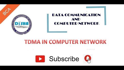 Tdma In Computer Network Youtube