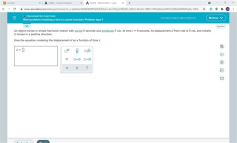 4 5 Word Problem Involving A Sine Or Cosine Function Problem Type 1 Math2312sum2 21