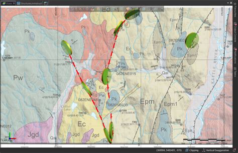 Early Exploration Using The Implicit Modelling Tools To Create Faults From Surface Measurements