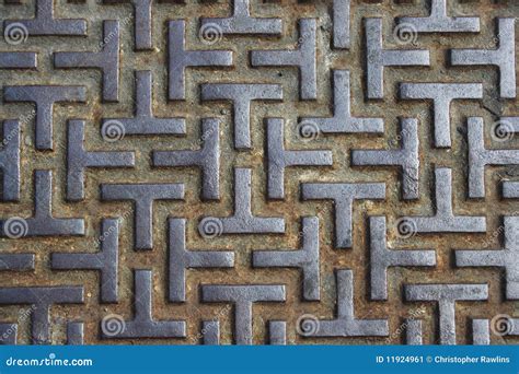 Iron Grid Pattern Stock Image Image Of Pattern Surface 11924961