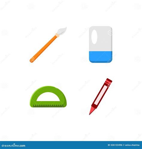 Back To School Element Vector Design Illustration Stock Vector Illustration Of Notebook