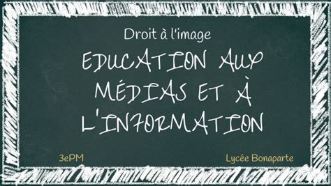 Droit à Limage Et Diffusion Sur Les Réseaux Genially