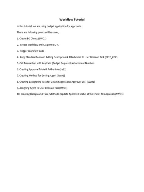 Sap Abap Workflow Download Free Pdf Parameter Computer Programming
