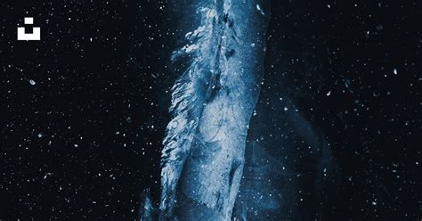 한밤중의 큰 빙산 사진 Unsplash의 무료 텍스처 이미지