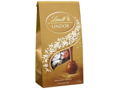 Lindt Lindor Chocolate Assorted Chocolates Pouch 125g Tozzies Online Store