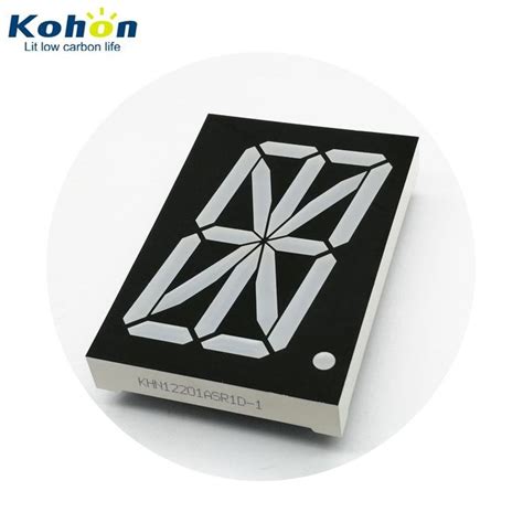 2 2 inch 1 digit 16 segment alphanumeric led customized display