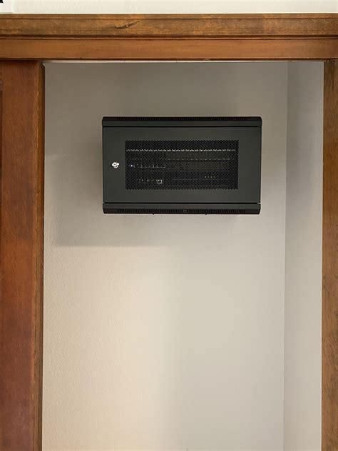 Diy Home Network Rack My First Install R Homelab