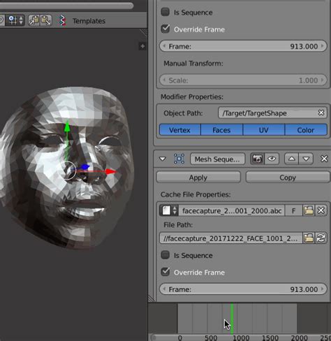 Animation How To Make Two Alembic Mesh Sequence Caches Working Together Blender Stack Exchange