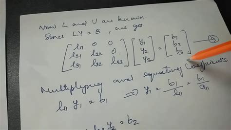 Crout S Triangularisation Method Theory Youtube