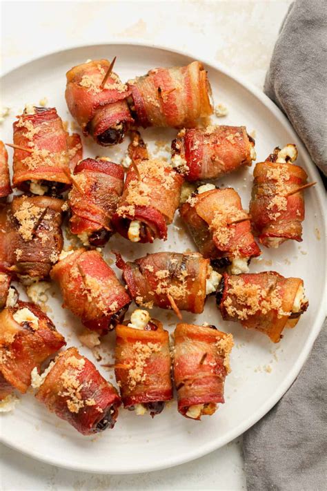 Bacon Wrapped Dates With Goat Cheese Suebee Homemaker