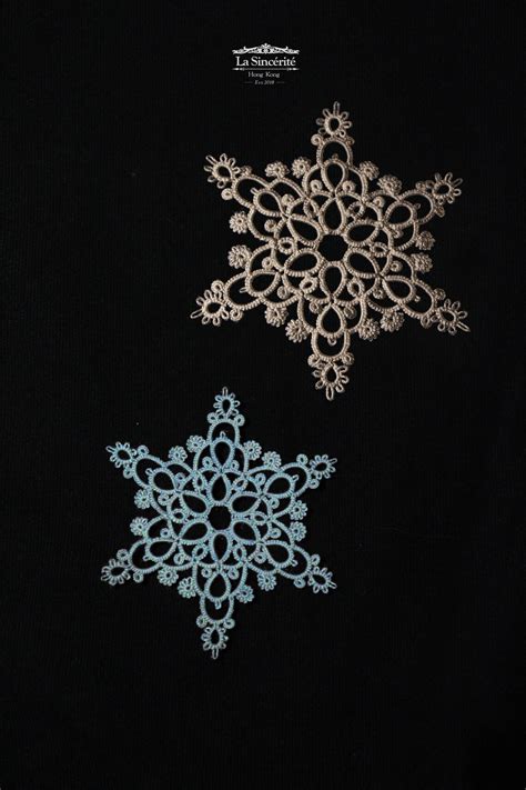 Original Tatting Snowflake Pattern Shuttle Tatting Tutorial Etsy