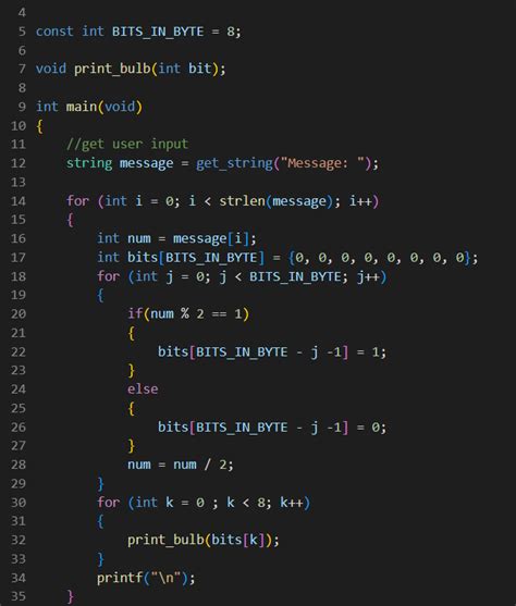 [pset 2 Bulbs] I Want To Know Why I Should Assign Numbers To The Array Before Loop R Cs50