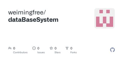 Github Weimingfreedatabasesystem
