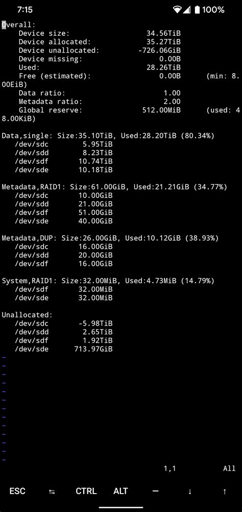 When During A Device Removal Does It Allocate Space On The Other Drives
