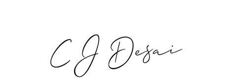 95 C J Desai Name Signature Style Ideas Fine Autograph