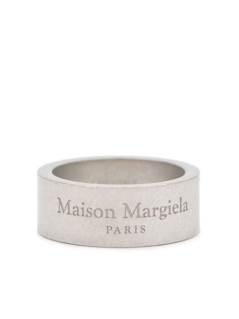 Maison Margiela Silver Dual Stackable Rings Maison Margiela