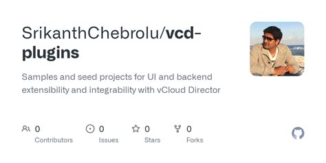 Github Srikanthchebroluvcd Plugins Samples And Seed Projects For Ui And Backend