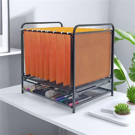 17 Stories Hanging File Folder Organizer With Drawerfile Holder For