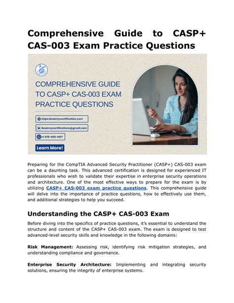 Ppt Comprehensive Guide To Casp Cas 003 Exam Practice Questions Powerpoint Presentation Id