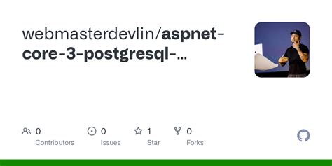 GitHub Webmasterdevlin Aspnet Core 3 Postgresql Graphql Auth0