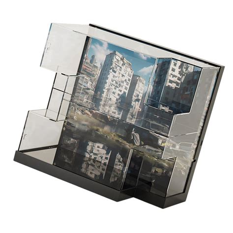 Aosekaa Action Figure Showcase Clear Display Box Protection Box Scale Car Display Box Model Car