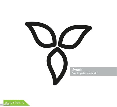 리프 아이콘 벡터 로고 템플릿 0명에 대한 스톡 벡터 아트 및 기타 이미지 0명 개념 개념 기호 Istock