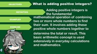 Adding Positive Integers Pdf