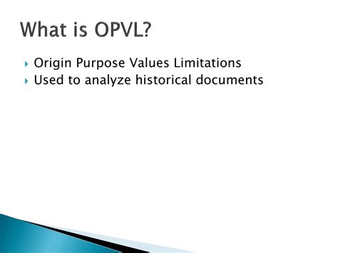 Ppt Opvl Powerpoint Presentation Free Download Id 5386061