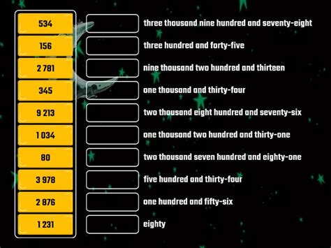 Recognizing And Representing Whole Numbers Une Las Parejas