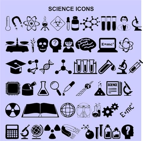 Premium Vector Set Of Science Icons Vector