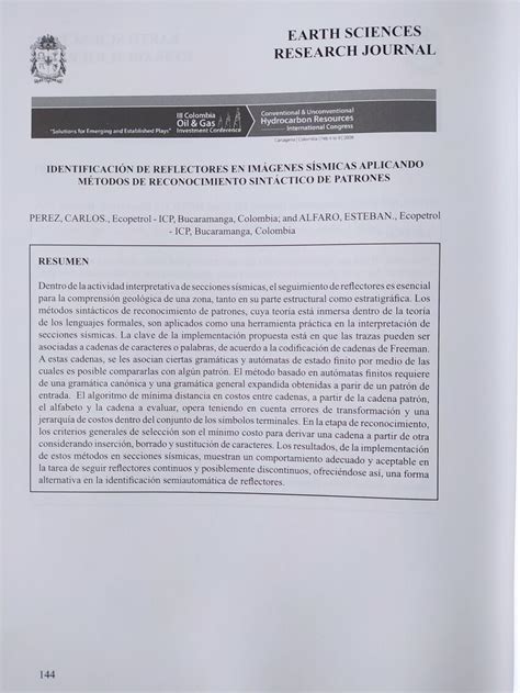 Pdf Identification Of Seismic Reflectors In Seismic Image Applying Syntactic Pattern Recognition