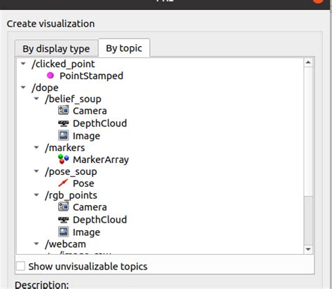 not displaying image in rviz · issue 328 · nvlabs deep object pose