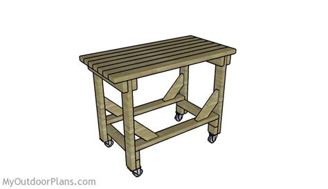 Work Table Plans MyOutdoorPlans