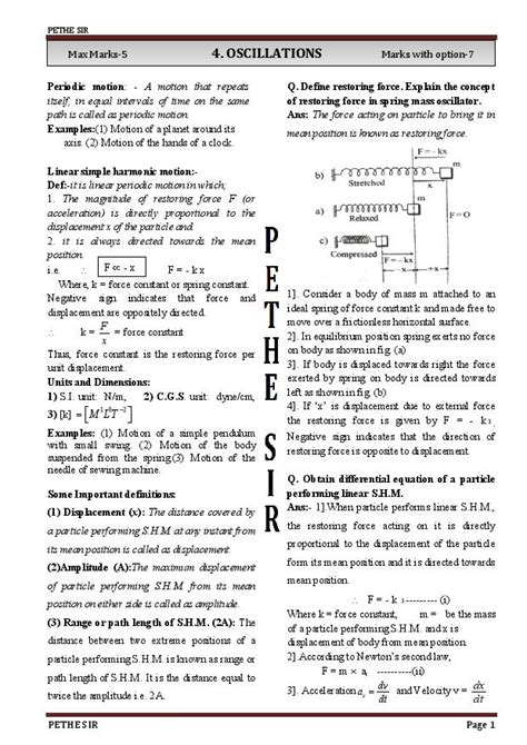 Oscillation