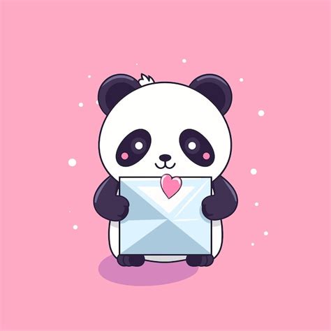 Premium Vector Cute Little Cat With Envelope Love Letter With Cutie