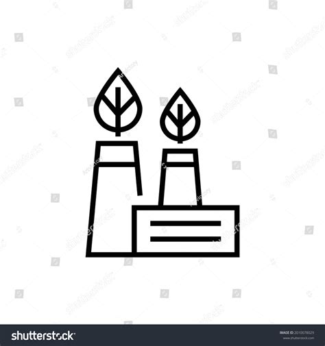 Garbage Processing Plant Icon Green Manufacturing Stock Vector Royalty Free 2010078029